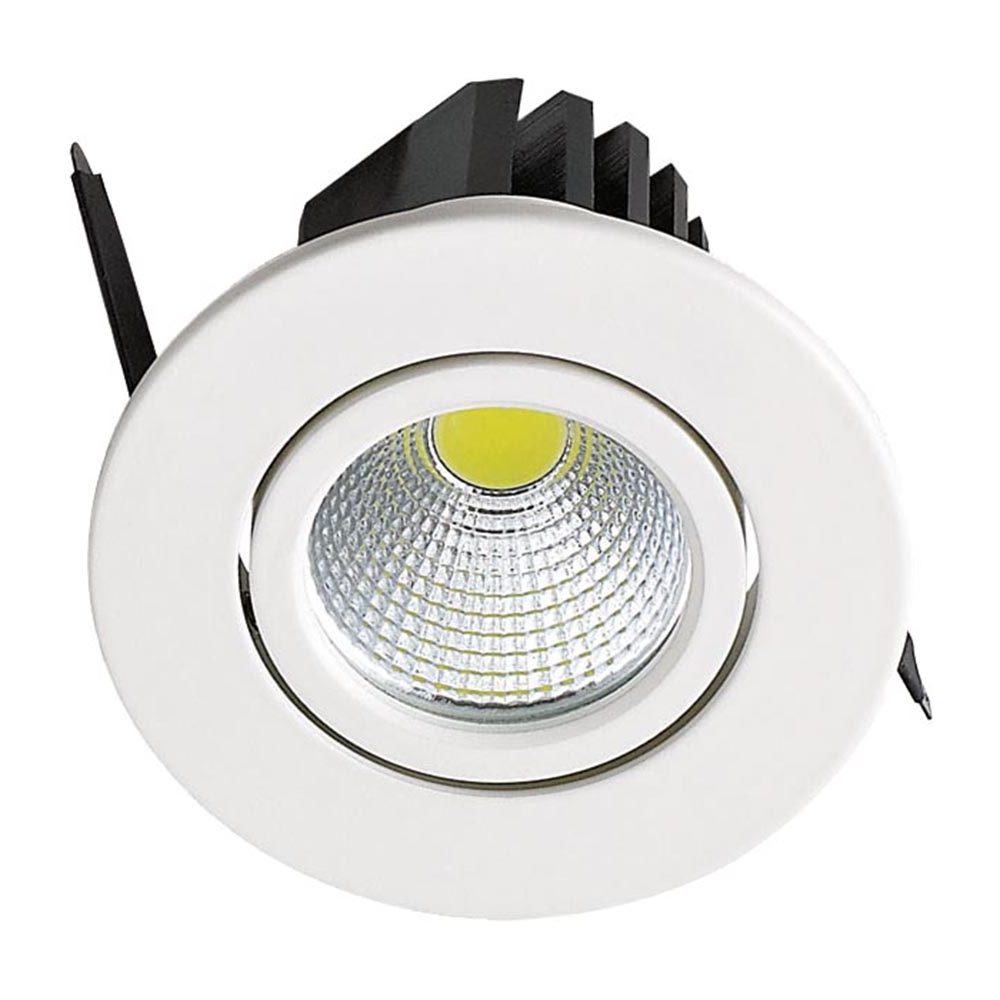 Spot Led Downlight Rond Blanc 3w Eq 25w Diam 65mm